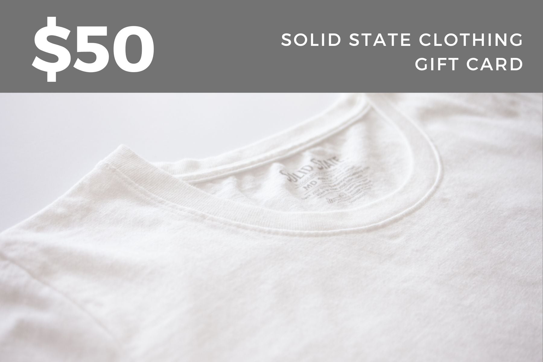 Solid State Clothing Gift Card