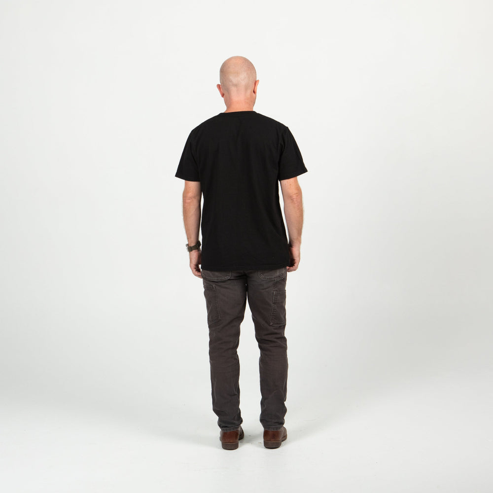 Overdyed Black T-Shirt - Made in the Carolinas